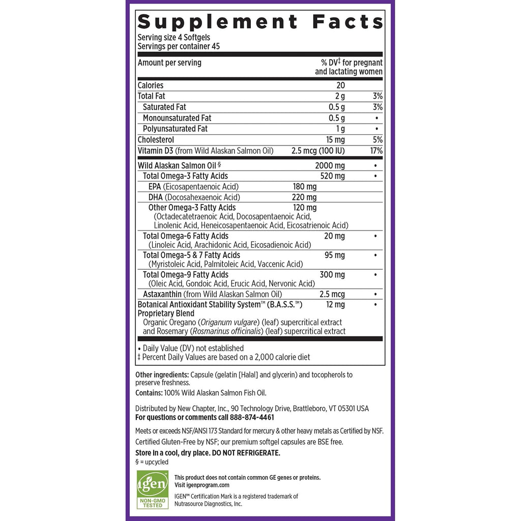 New Chapter softgels for prenatal care