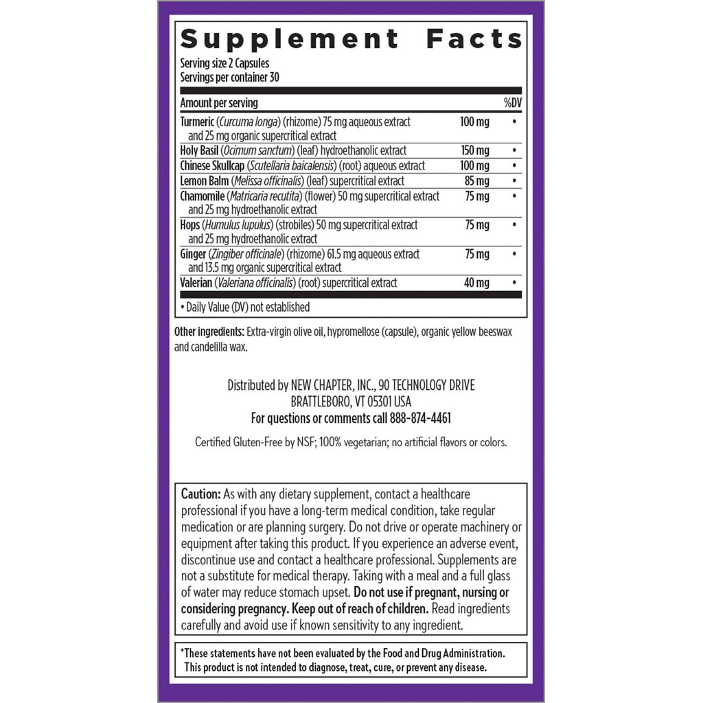 New Chapter turmeric sleep support