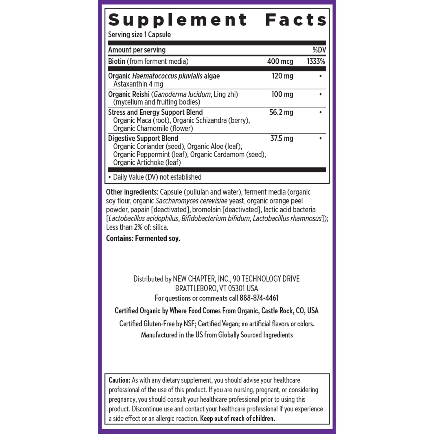 New Chapter vitamins for beauty support