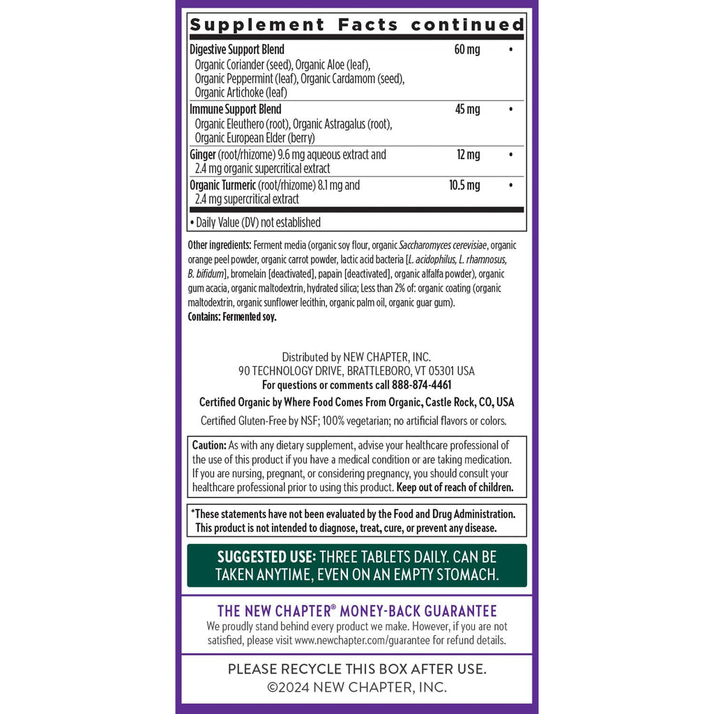 New Chapter vitamins for healthy aging