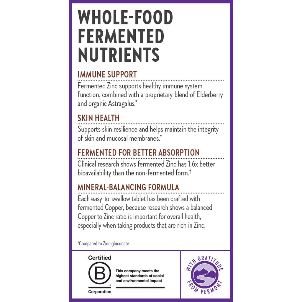 New Chapter zinc for skin health