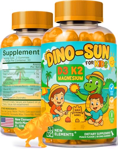 New Elements kids vitamin D3 gummies