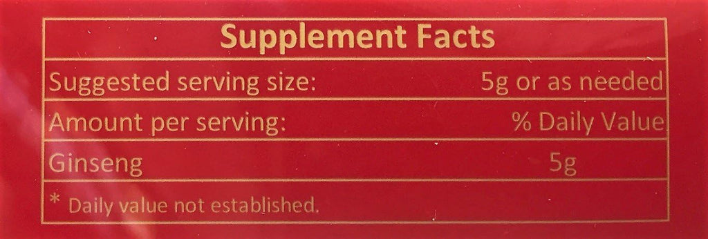 New Green Nutrition ginseng supplement