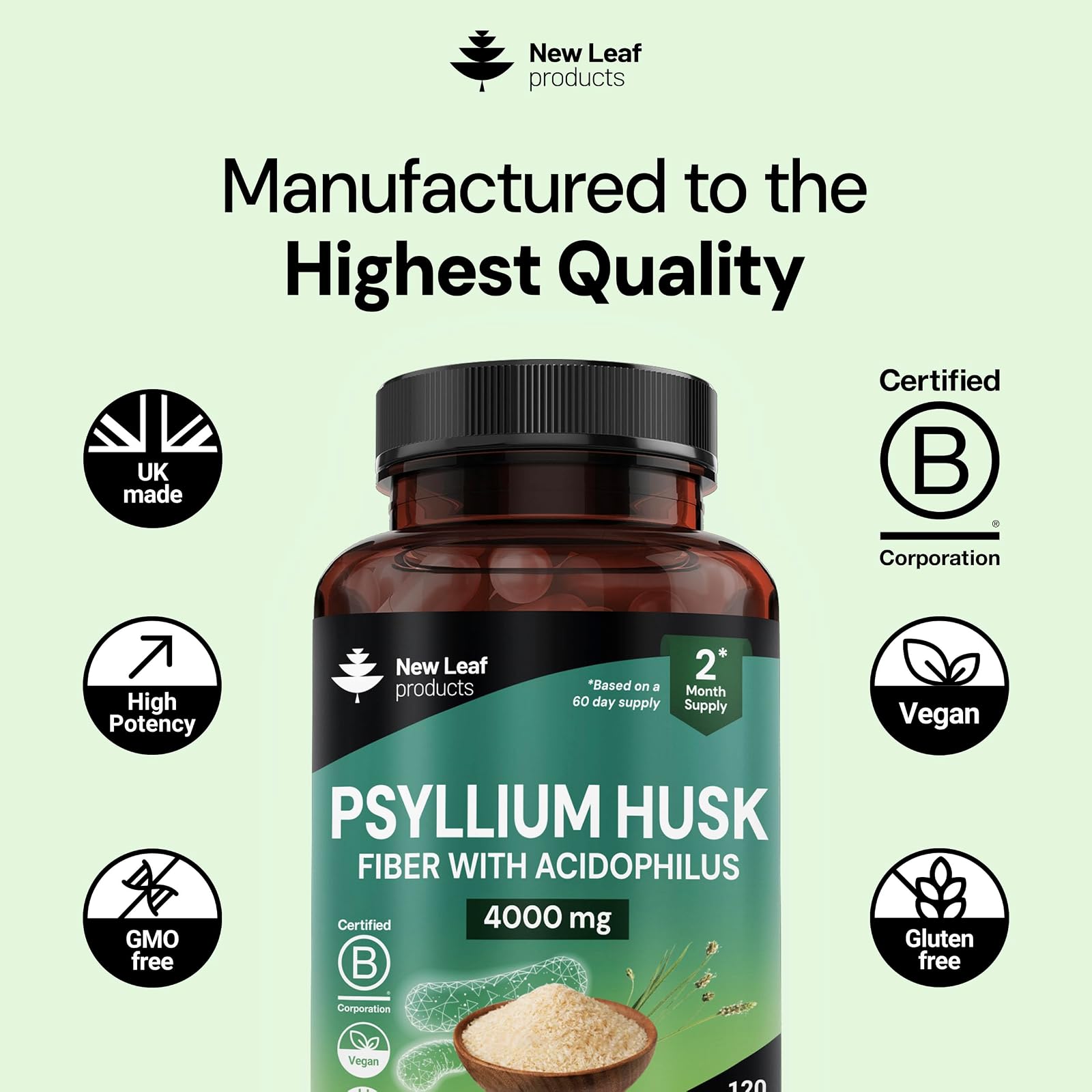 New Leaf psyllium husk benefits