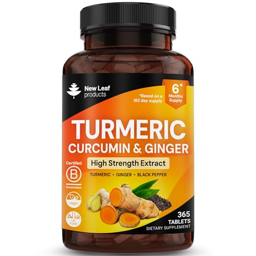 New Leaf turmeric curcumin tablets