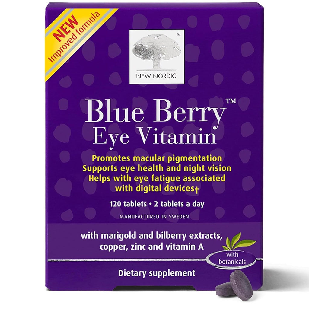 NEW NORDIC Blue Berry Eye Vitamin benefits