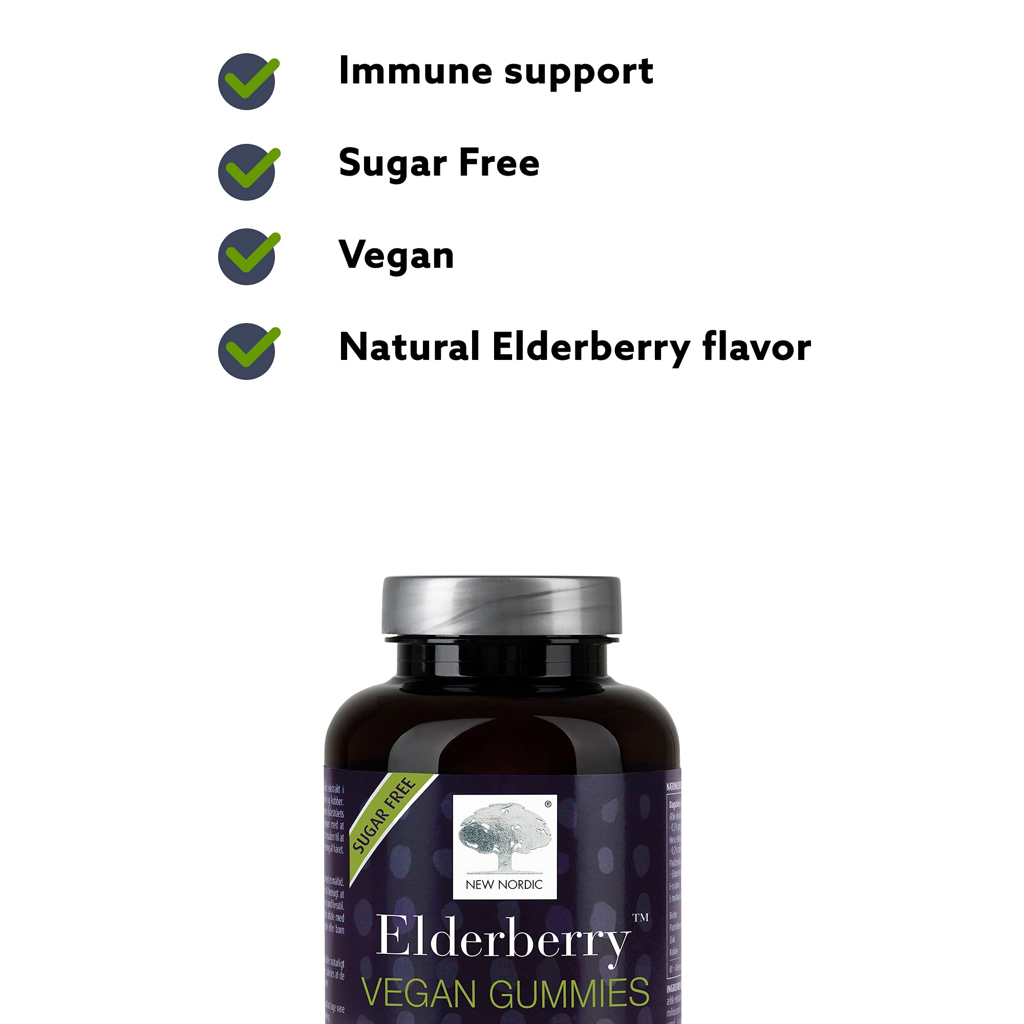 NEW NORDIC elderberry gummies pack of 6