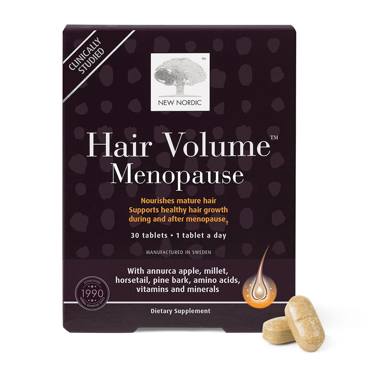 NEW NORDIC hair tablets for healthy hair