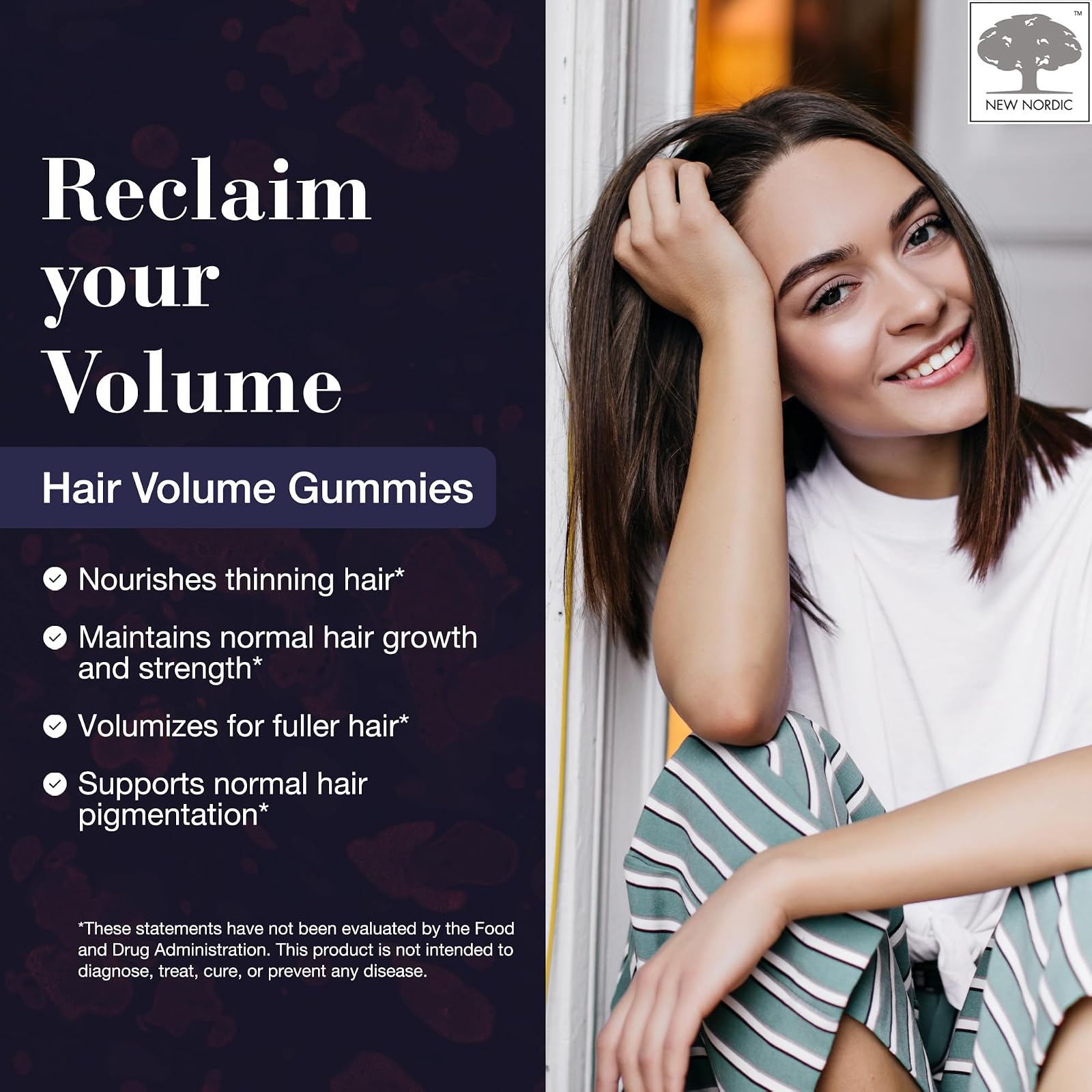 NEW NORDIC hair volume support