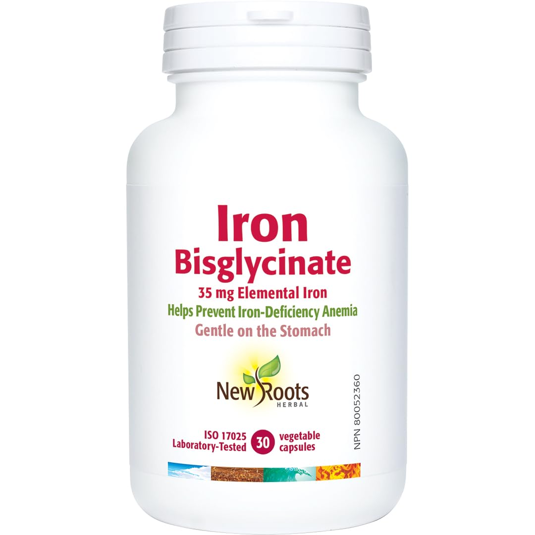 New Roots Herbal iron supplement capsules