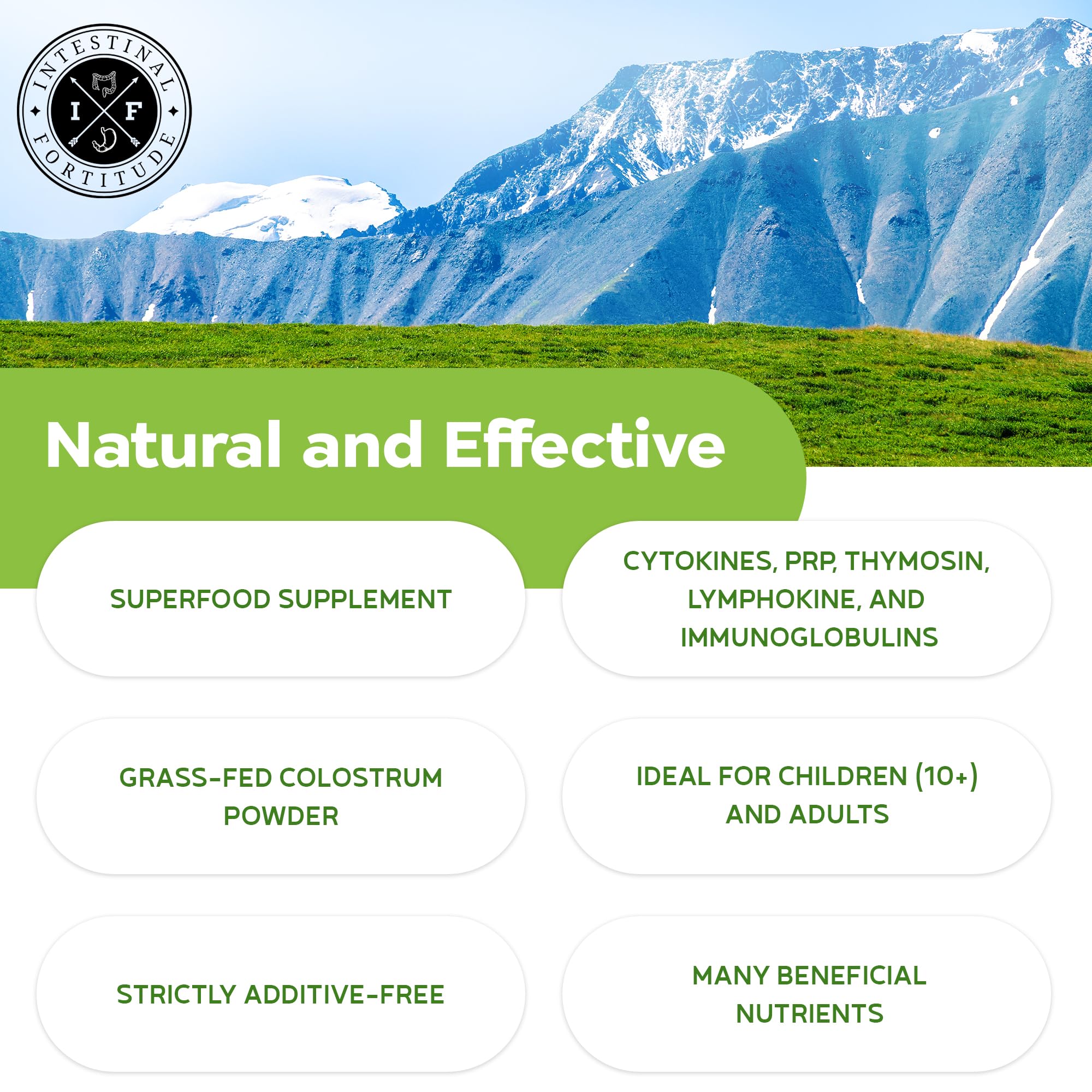 New Zealand colostrum for overall health