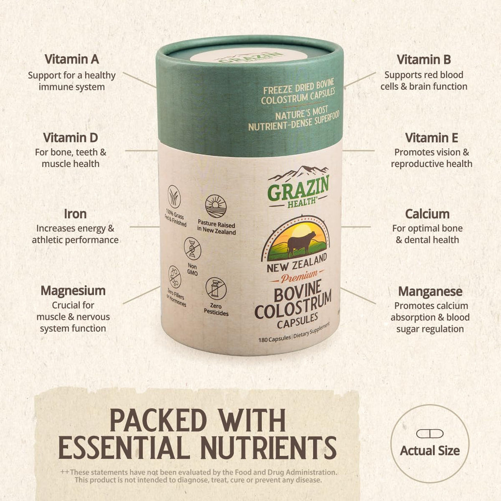 New Zealand colostrum for vitality