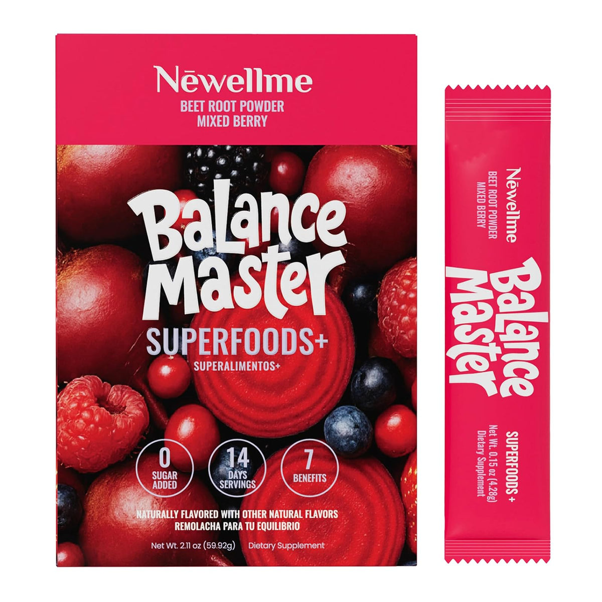 NEWELLME beet root superfood powder