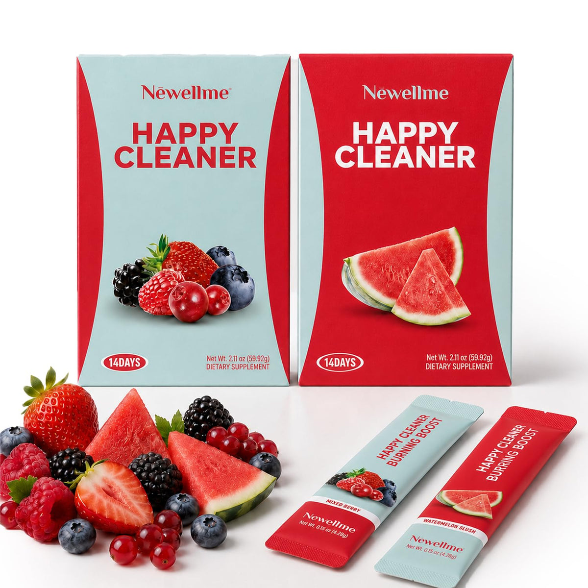NEWELLME Happy Cleaner Greens superfood powder