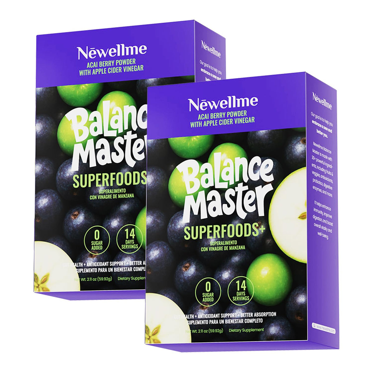 NEWELLME superfoods powder apple acai