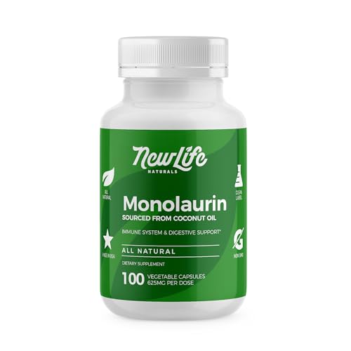 NewLife Naturals Monolaurin 600 mg capsules