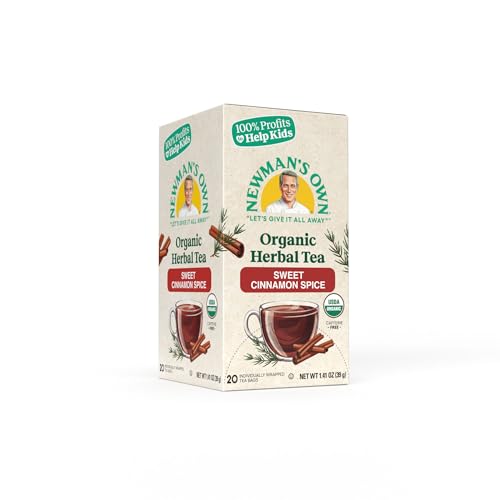 Newman's Own organic cinnamon herbal tea