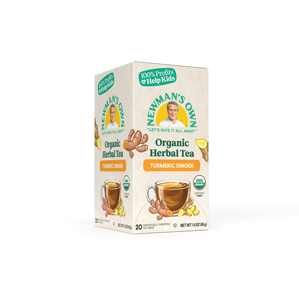 Newman's Own Organic Turmeric Ginger Tea bags