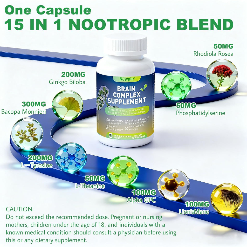 Newpie capsules for cognitive support