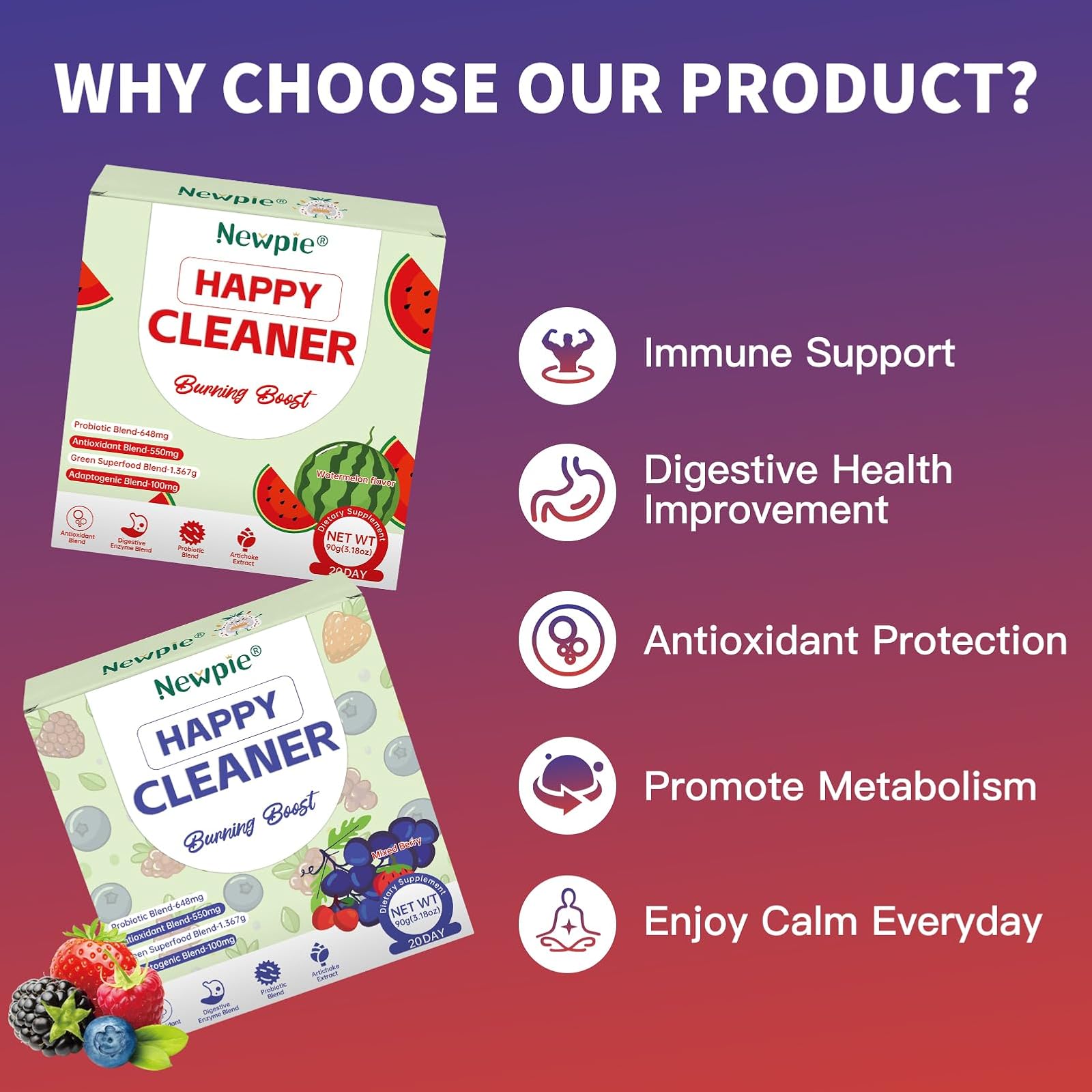 Newpie Superfoods natural probiotic blend