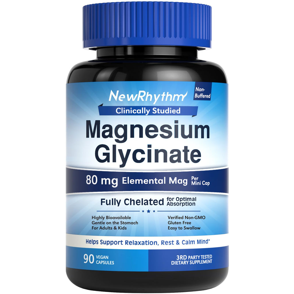NewRhythm magnesium glycinate supplement for relaxation