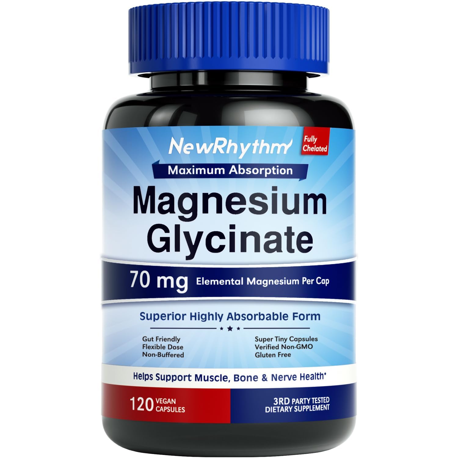 NewRhythm magnesium glycinate supplement