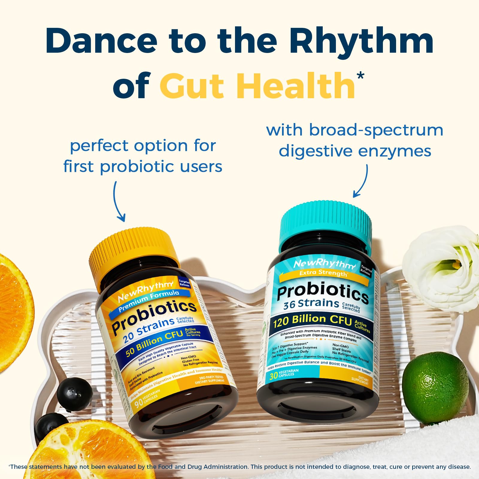 NewRhythm probiotics for daily balance