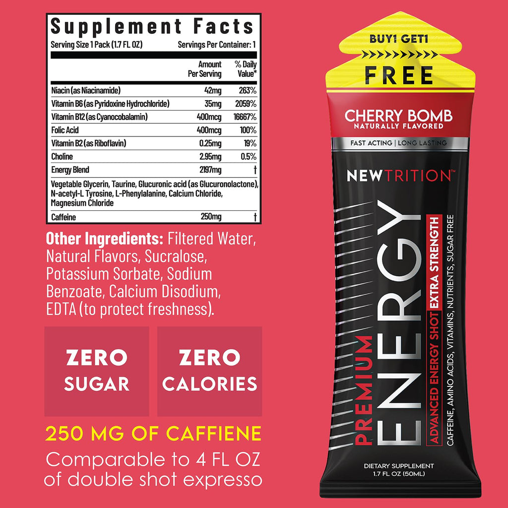 NewTrition energy shots for on-the-go