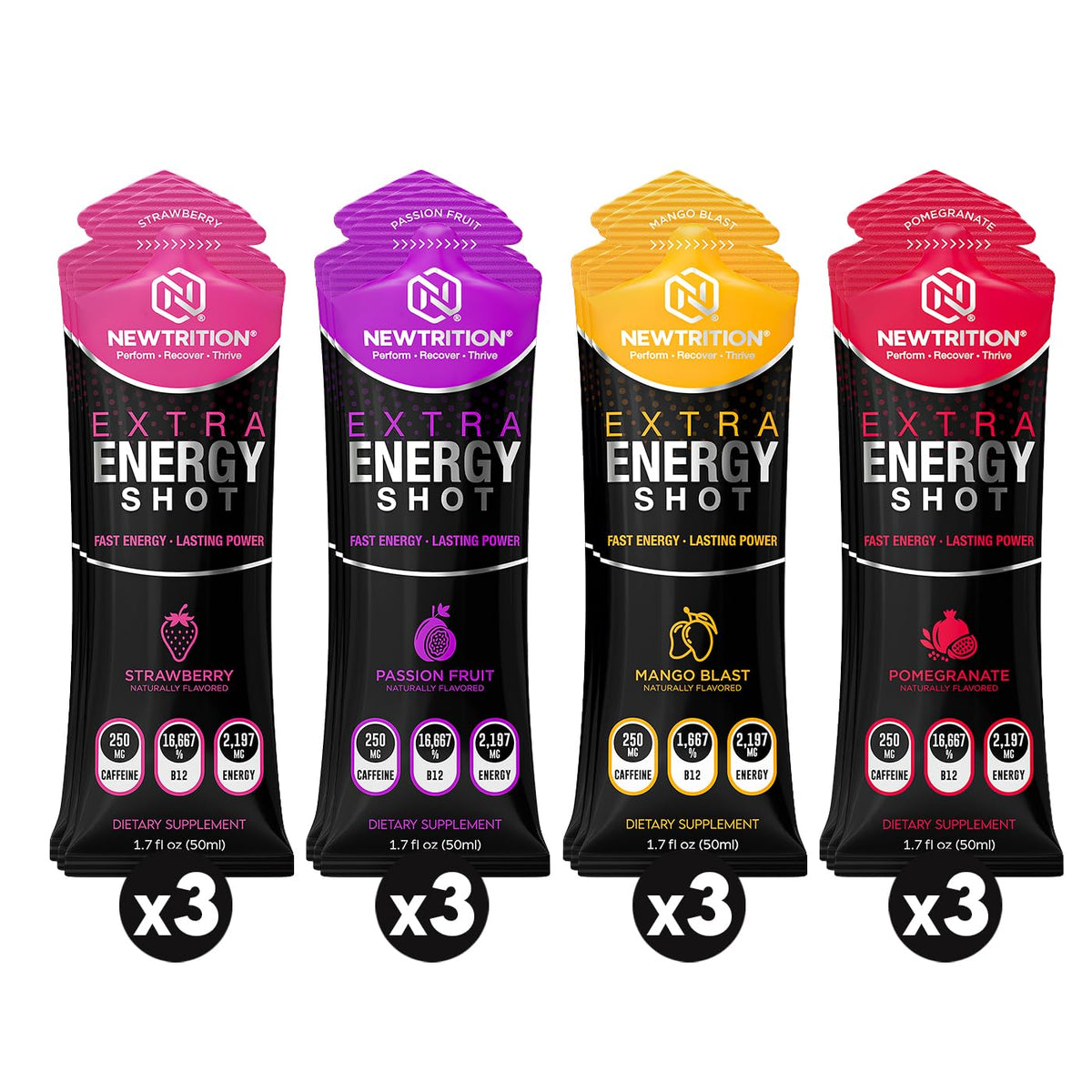NewTrition energy shots for quick boost