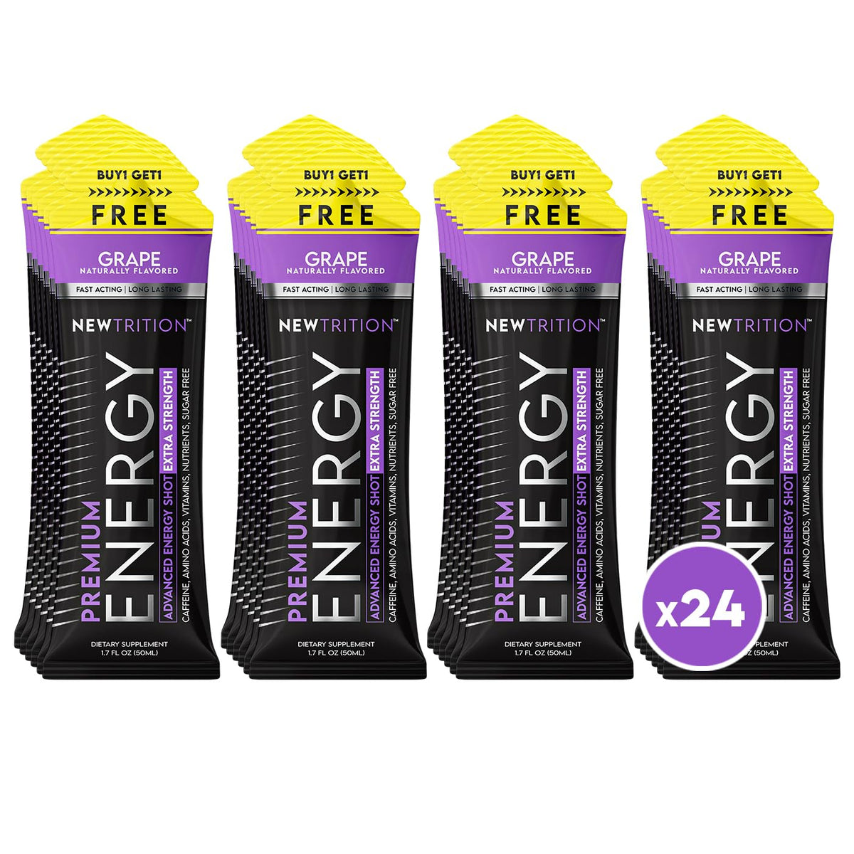 NewTrition energy shots for workouts