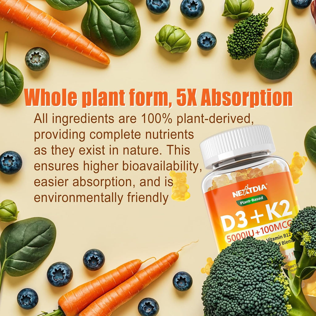 Nextdia gummies with vitamin D3 benefits