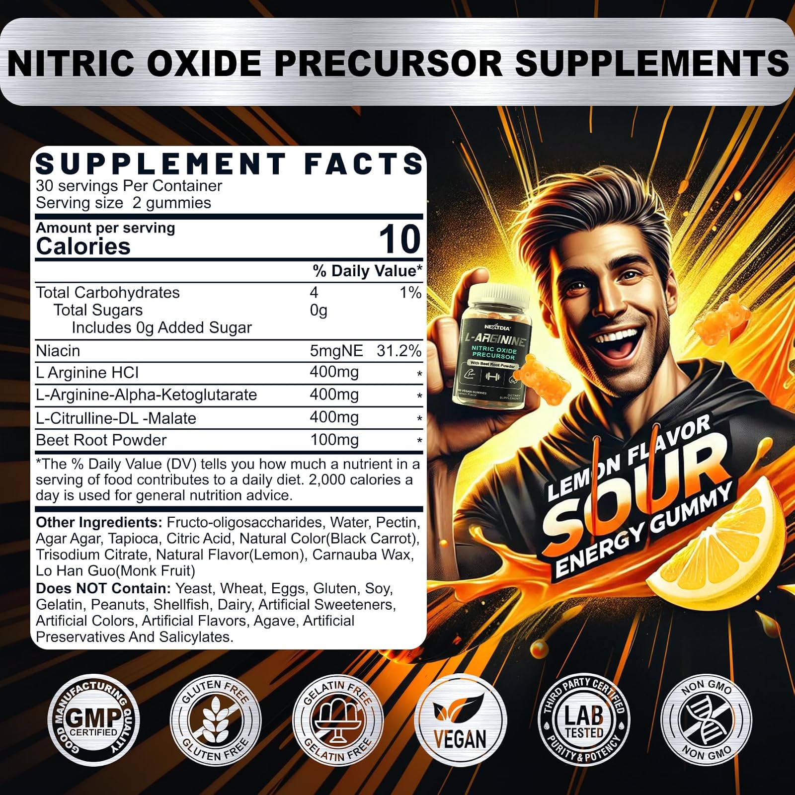 nextdia l-arginine for muscle support