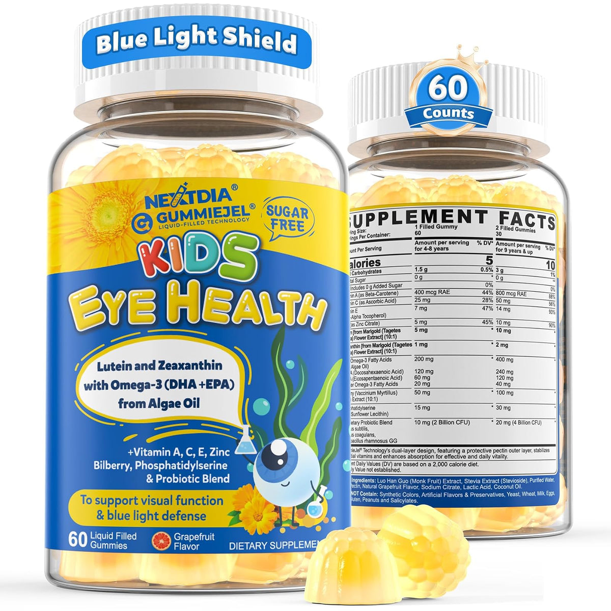 Nextdia lutein gummies for kids