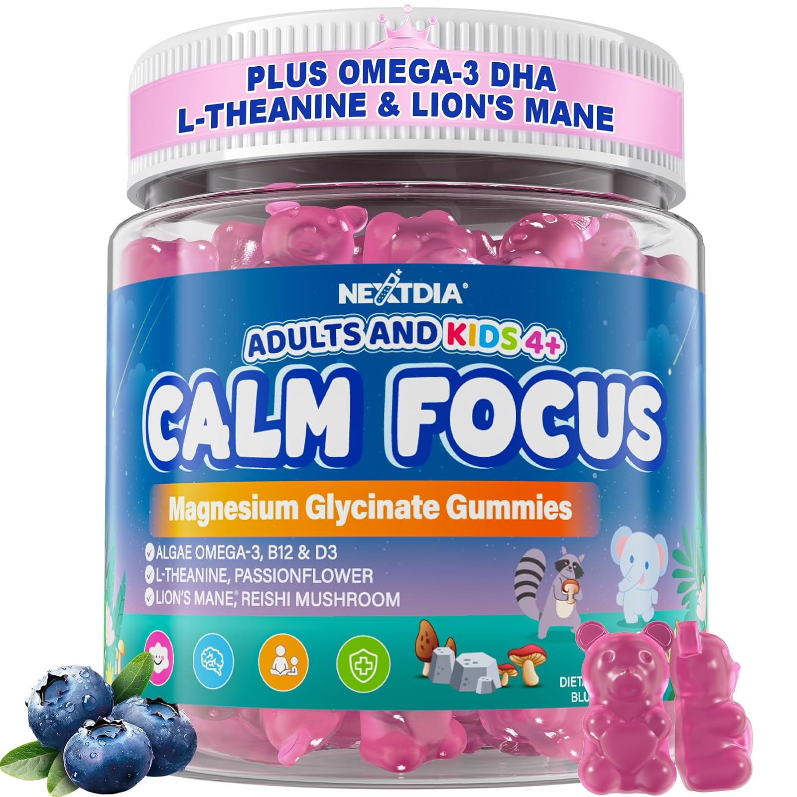 Nextdia magnesium glycinate gummies for relaxation