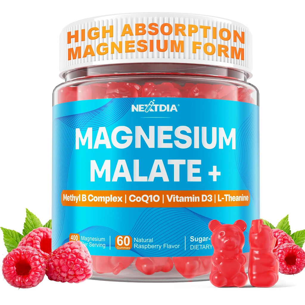 Nextdia magnesium malate gummies for energy