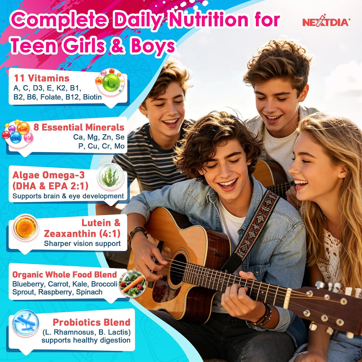 Nextdia multivitamins for healthy development