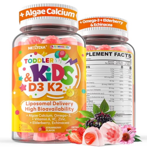 Nextdia toddler vitamin D3 gummies
