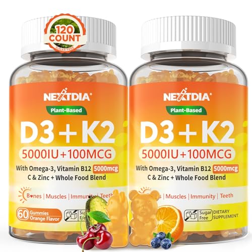Nextdia vitamin D3 K2 gummies