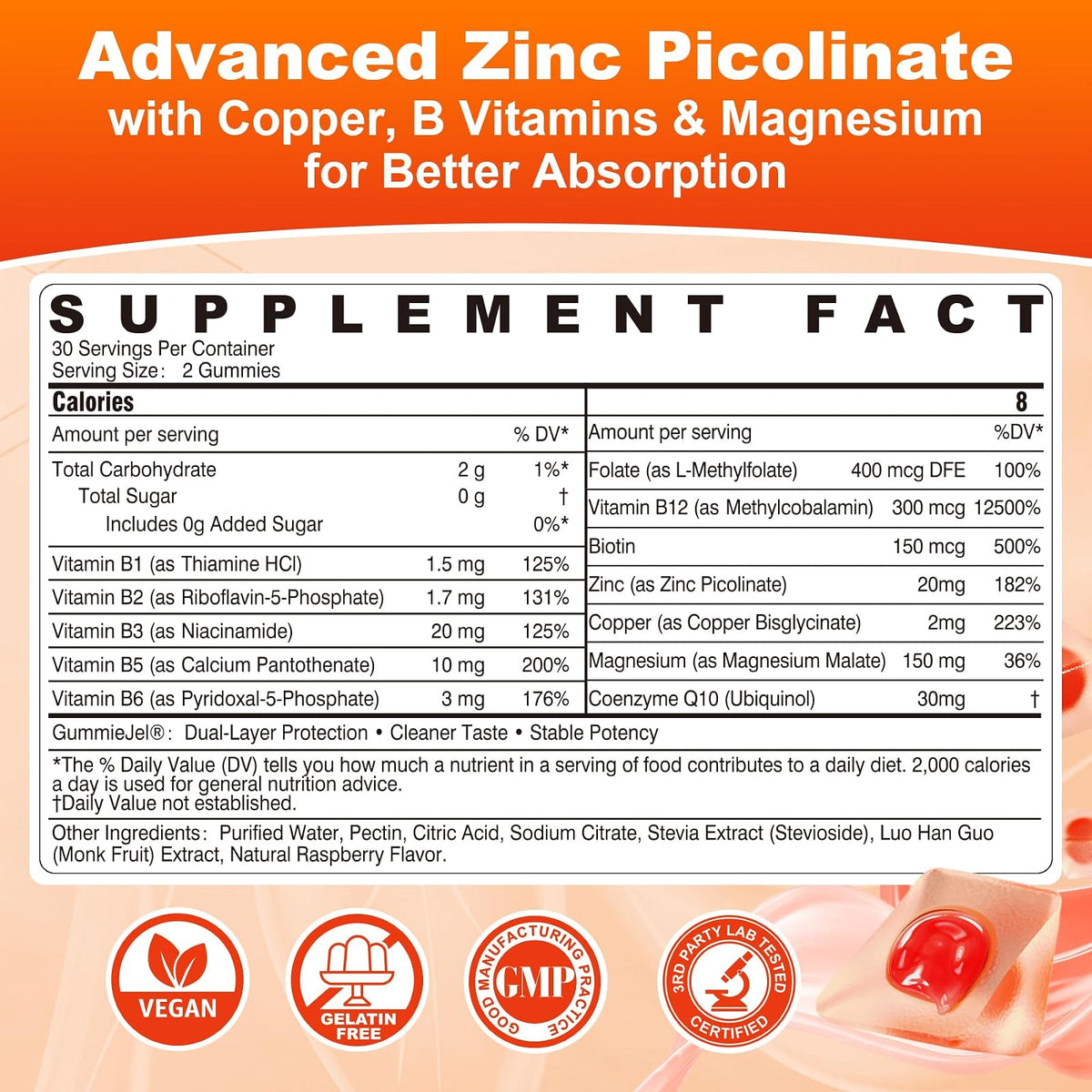 Nextdia zinc gummies for daily wellness
