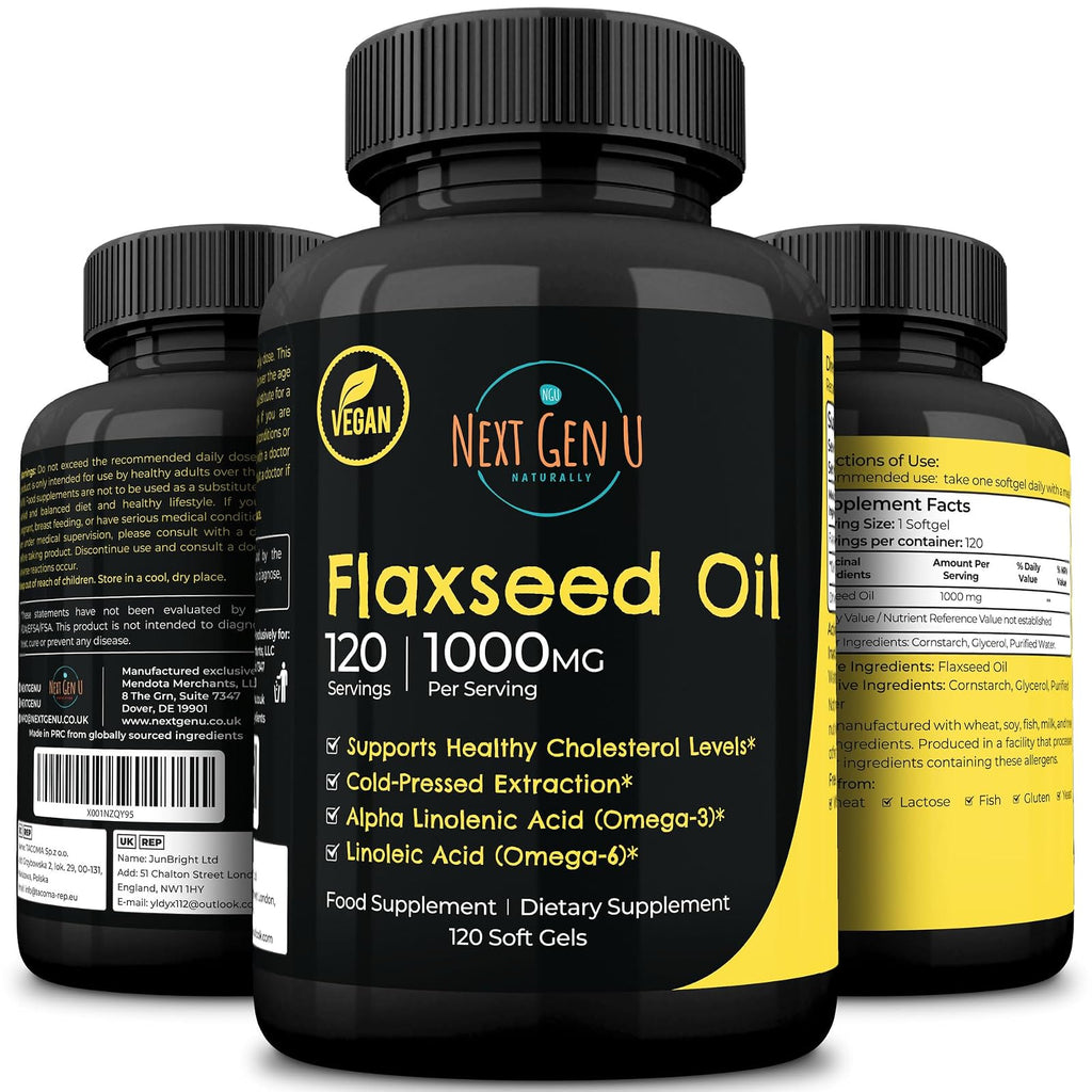 NextGenU flaxseed oil soft gels