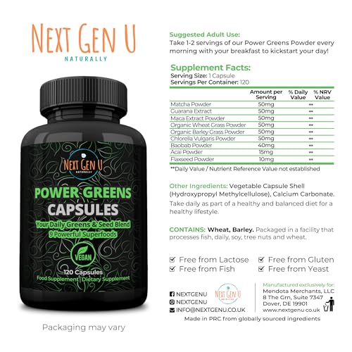 NextGenU greens for daily wellness