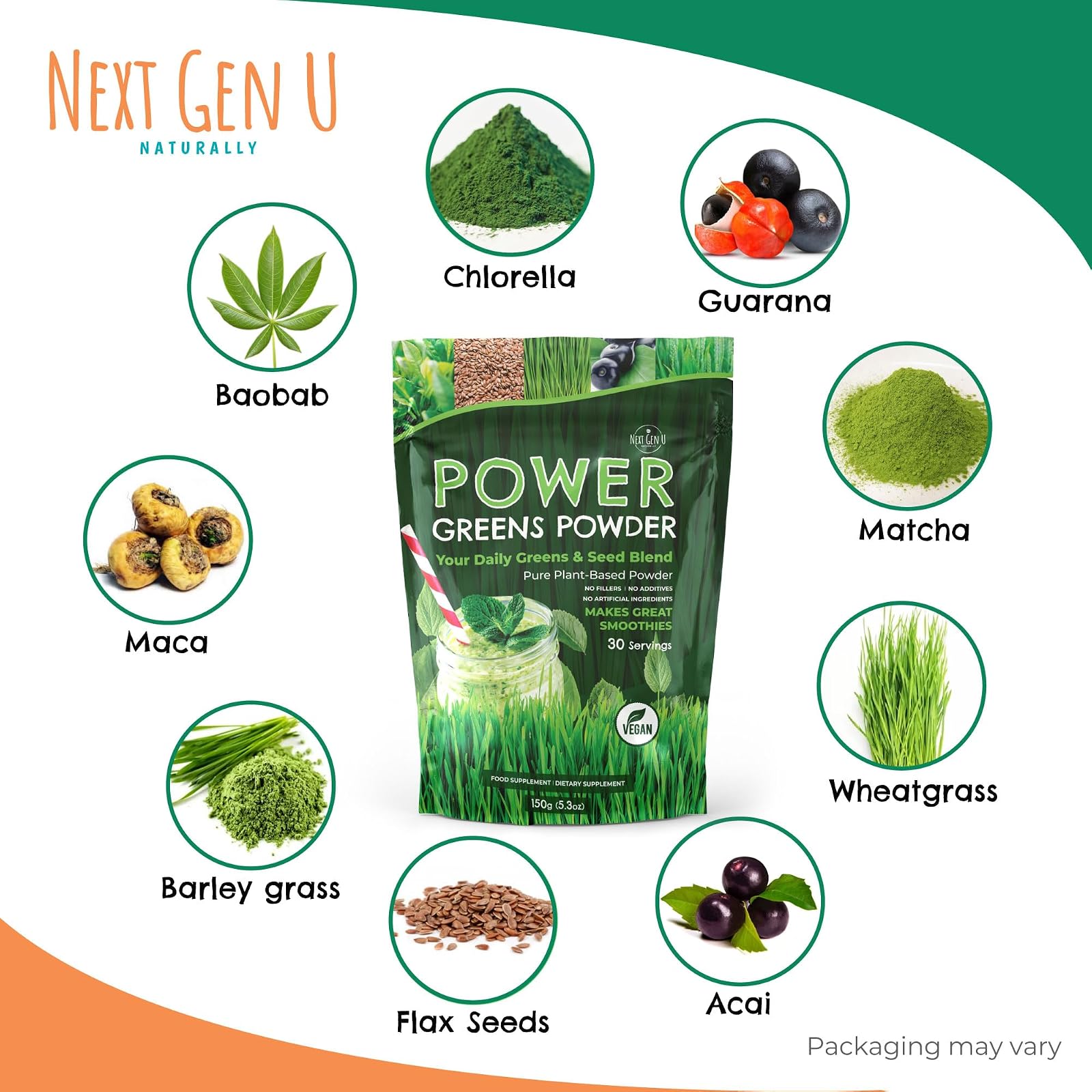 NextGenU greens powder for immune support