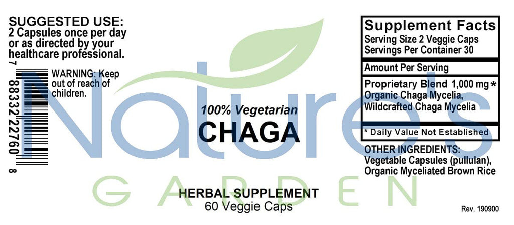 NGE Chaga capsules for immune health