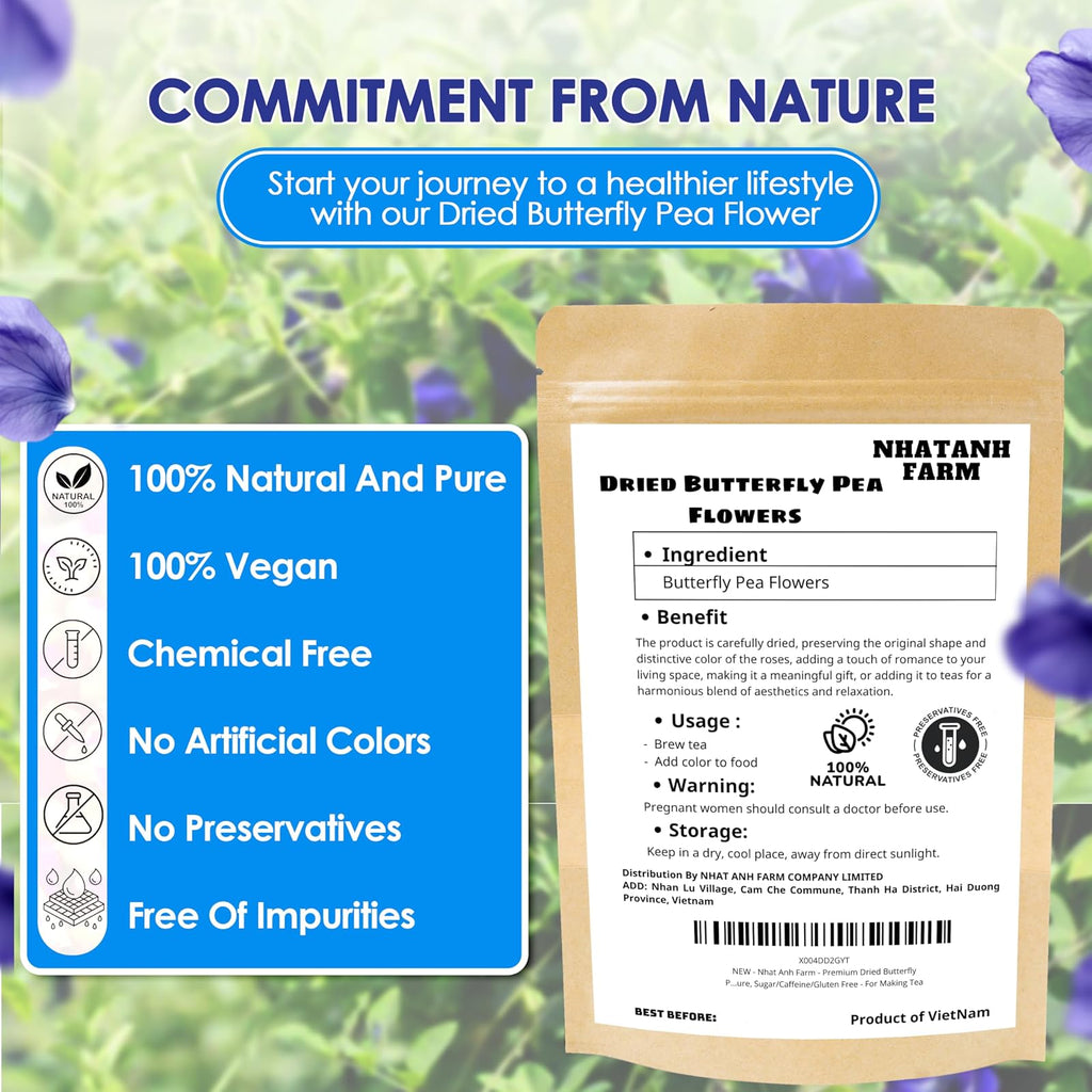 Nhat Anh Farm butterfly pea tea