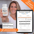 Niacin 500 mg for heart health