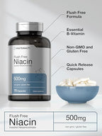 Niacin capsules for heart health