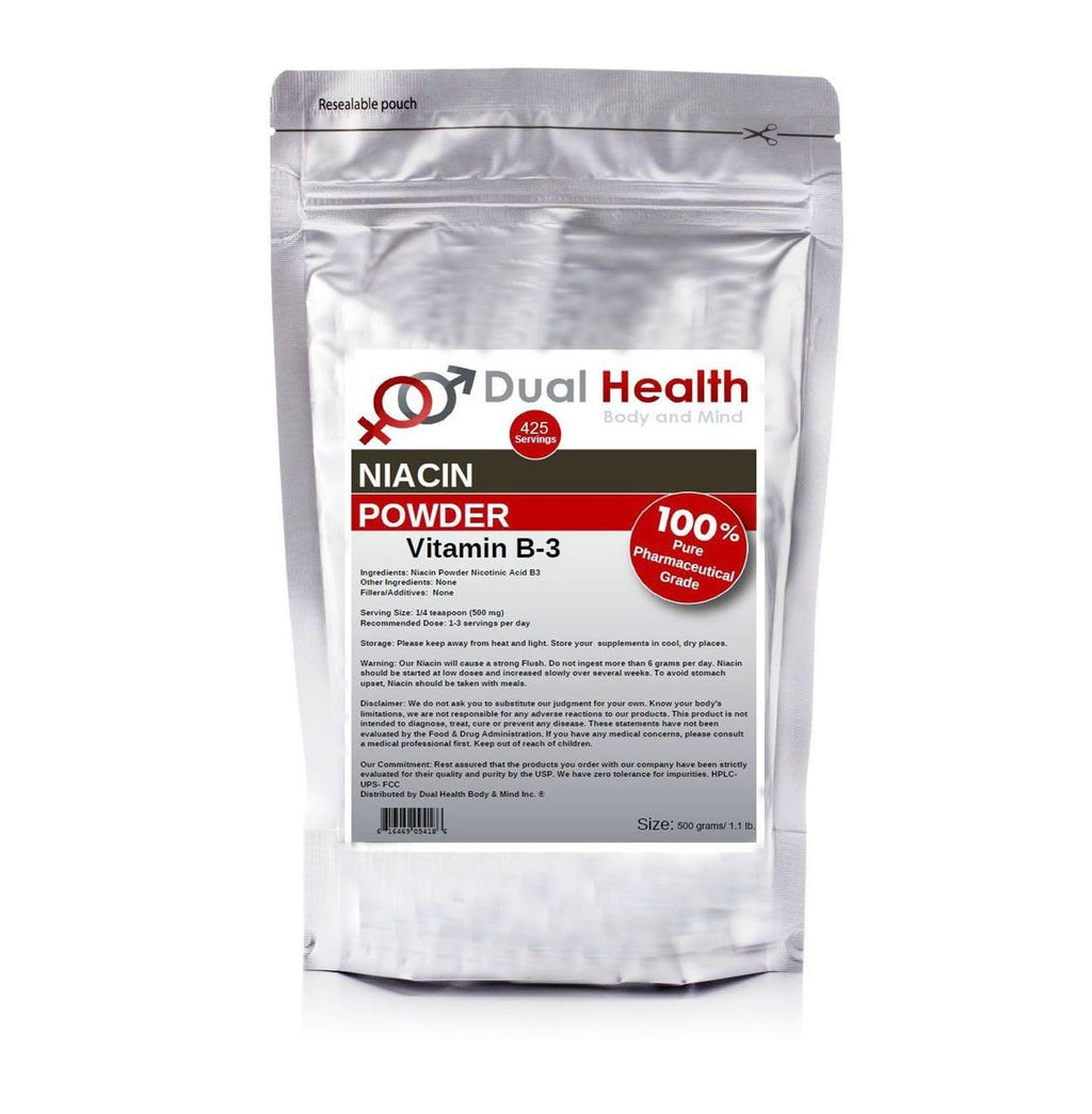 Niacin powder for energy boost
