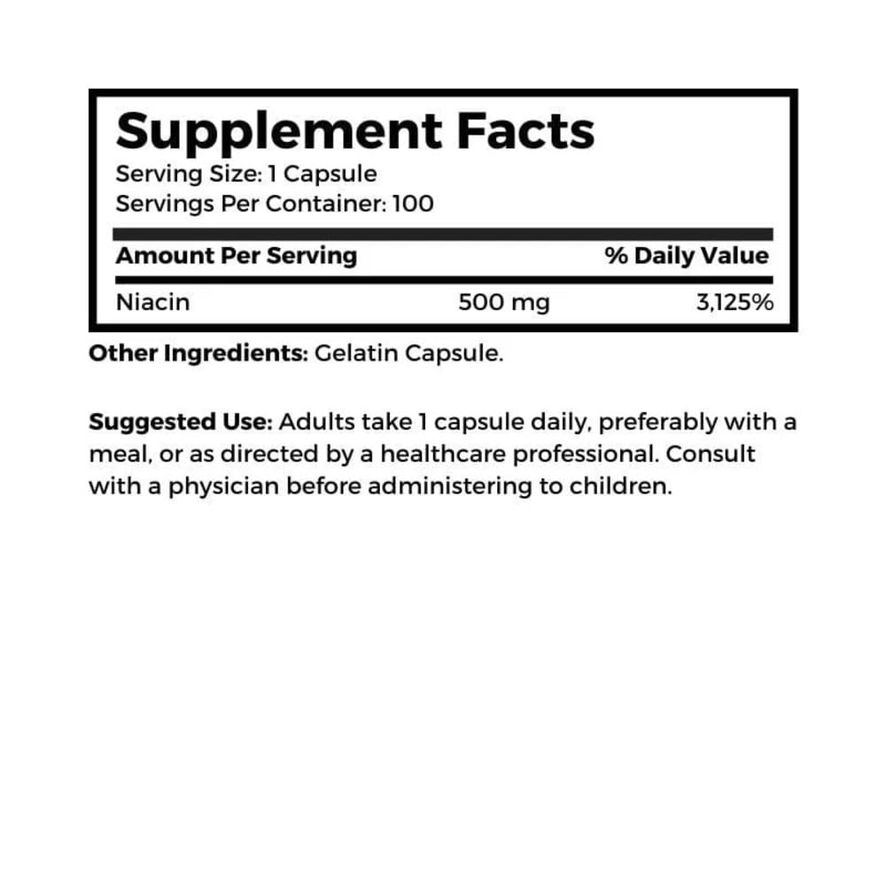 Niacin promotes healthy cholesterol levels