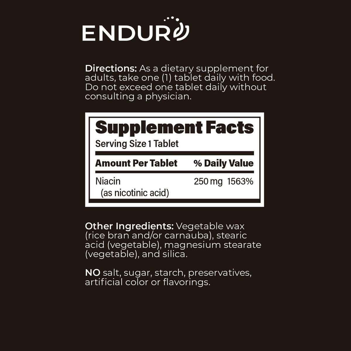 Niacin supplement for heart health