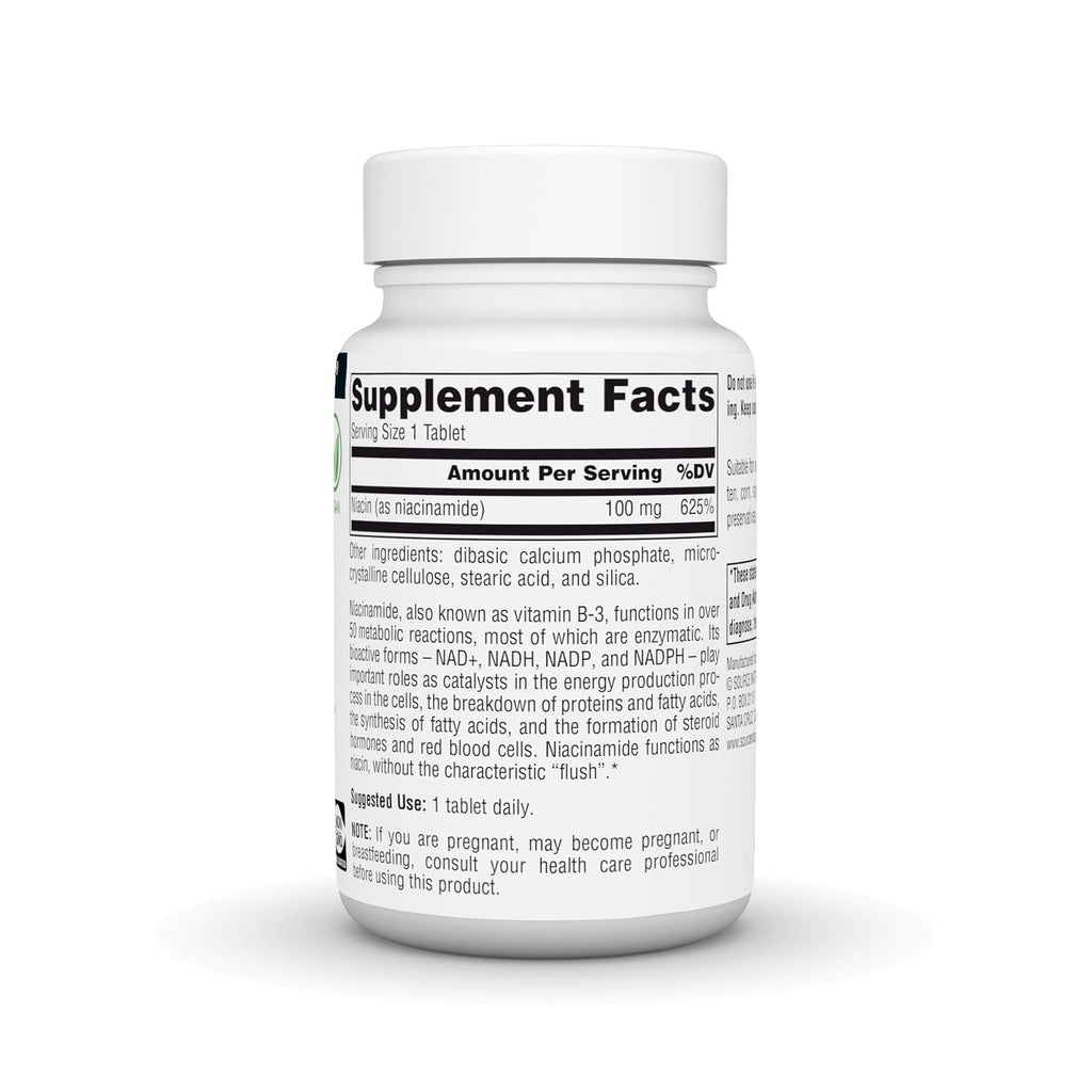 Niacinamide B-3 supports energy metabolism